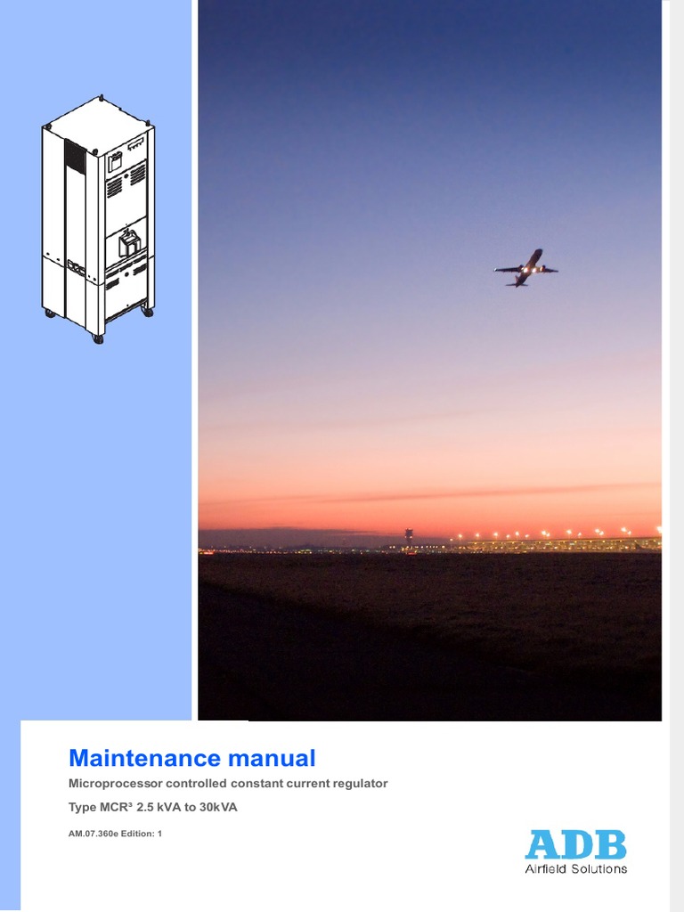 ADB Mcr3 | PDF | Transformer | Power Supply