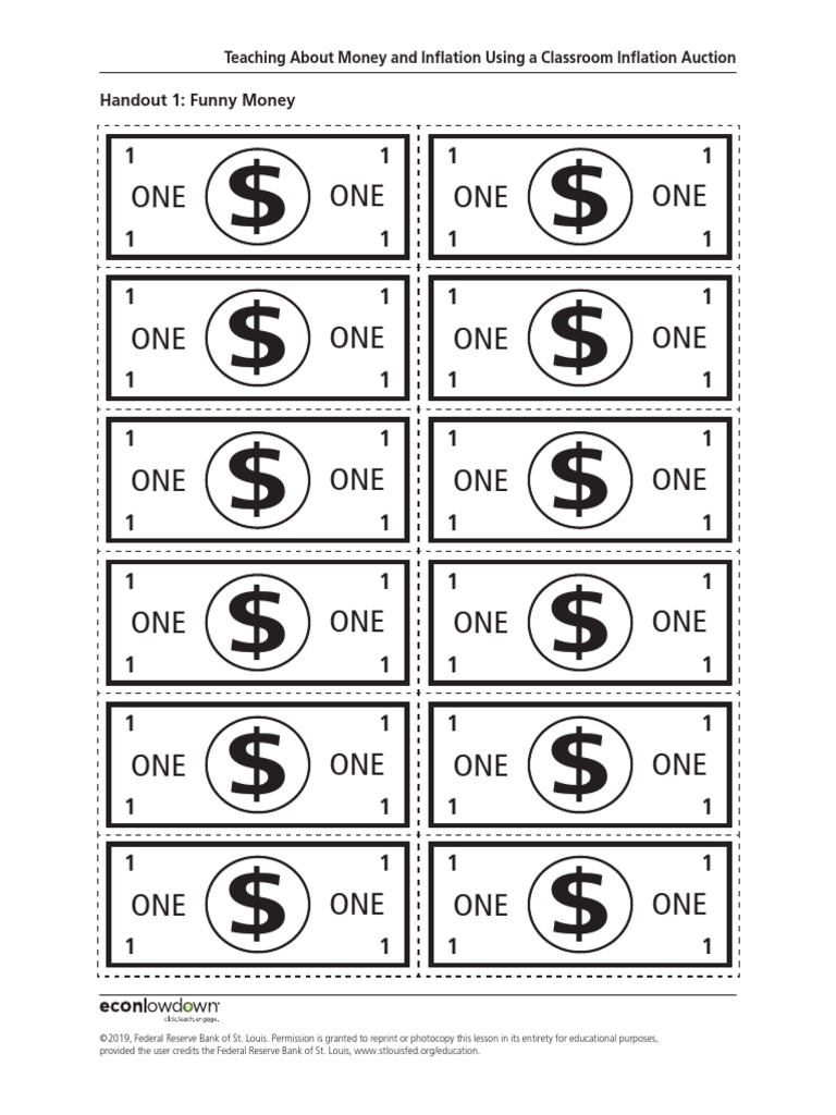 Handout 1 Funny Money | PDF