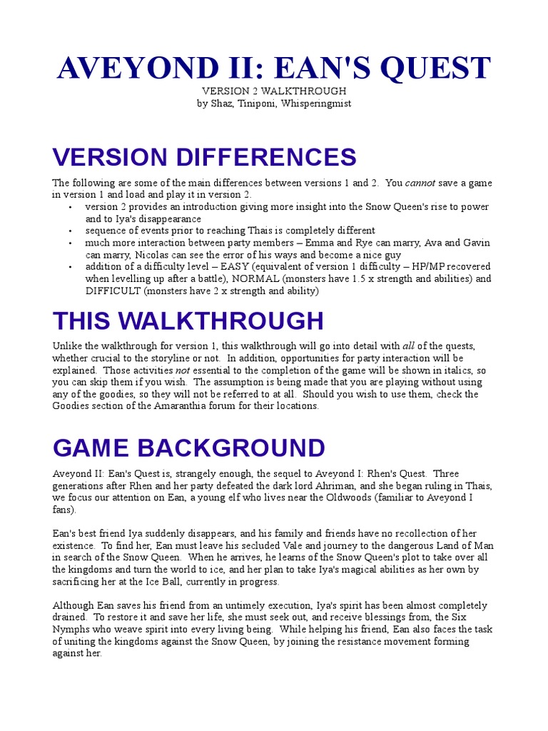 Walkthrough Version2 | PDF