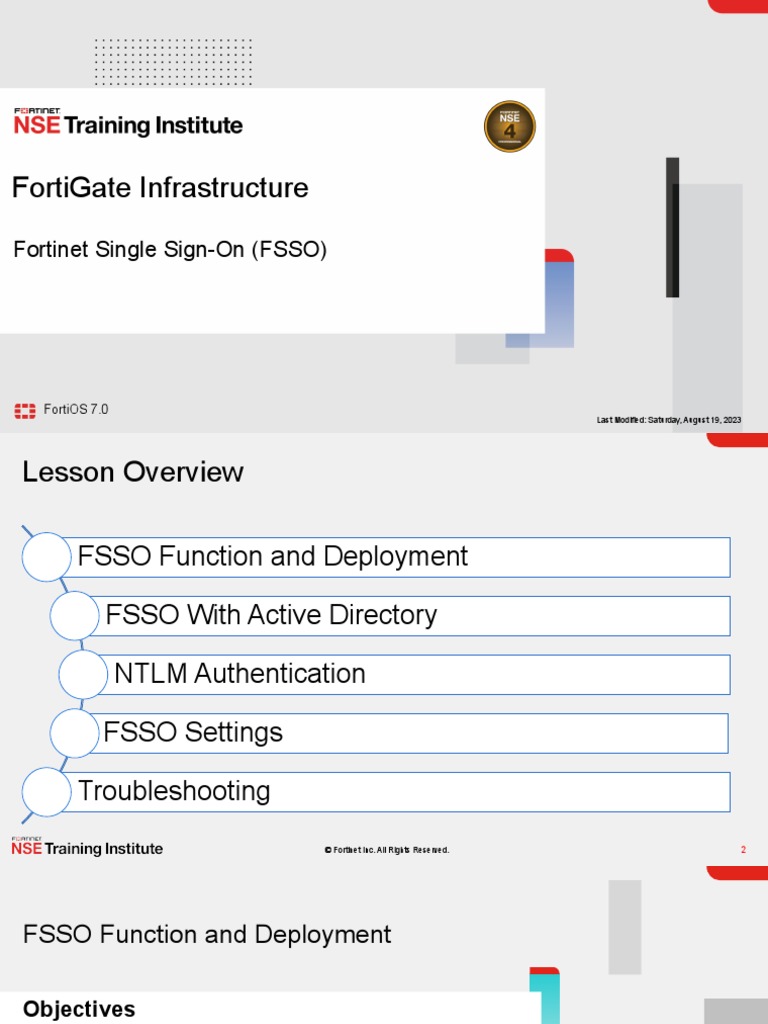 FortiGate Inf 06 FSSO | PDF | Computers