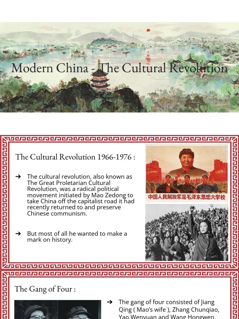 The Cultural Revolution in China | PDF | Cultural Revolution | Mao Zedong