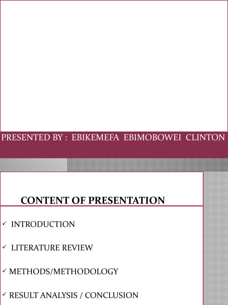 Beng. Project Proposal Defense | PDF | Mining | Ore