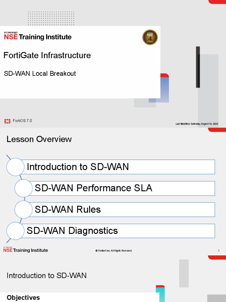 FortiGate_Inf_02_SDWAN_Local_Breakout | PDF