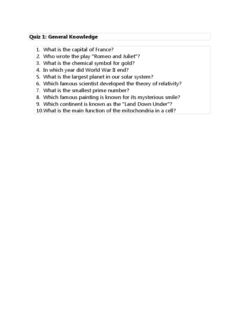 Quiz 3 | PDF Quiz 3 | PDF