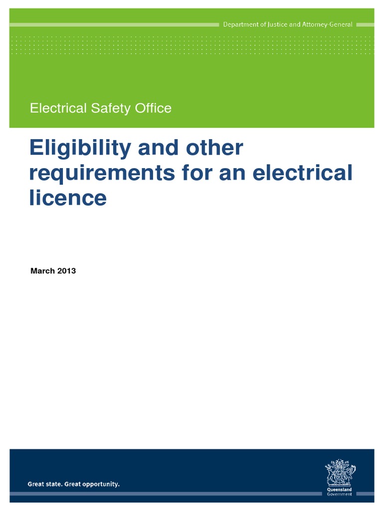 Licensing Eligibility Policy | PDF