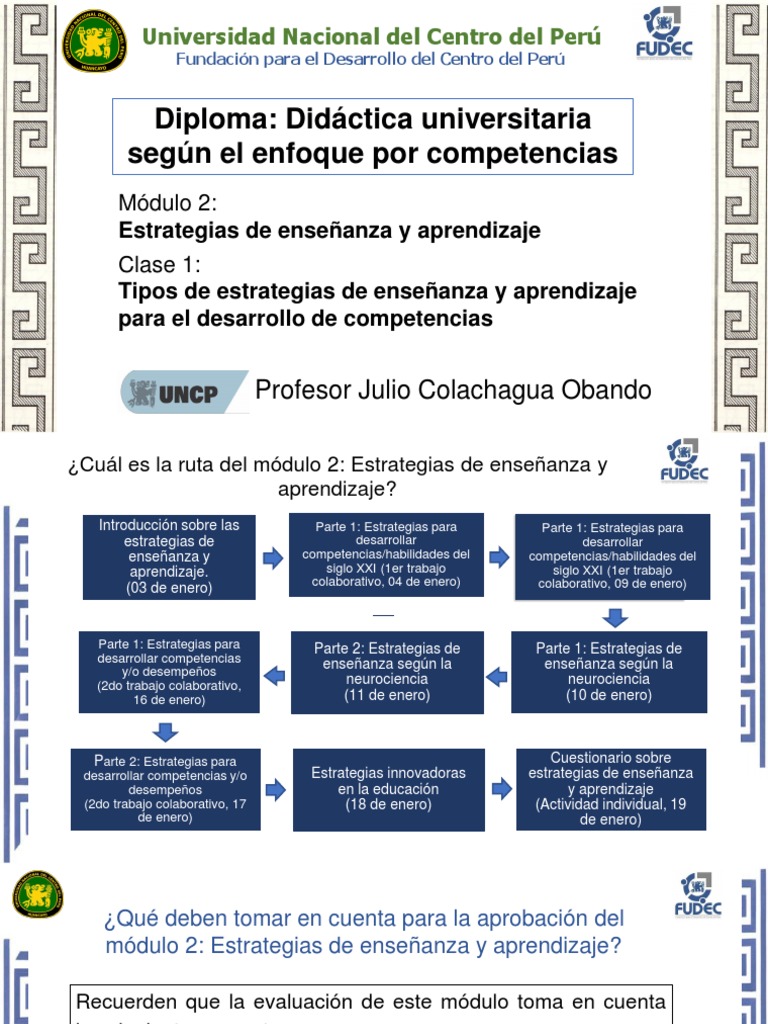 C1 Estrategias De Enseñanza Y Aprendizaje Pdf