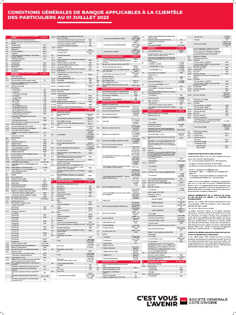 Brochure Tarifaire Pri | PDF