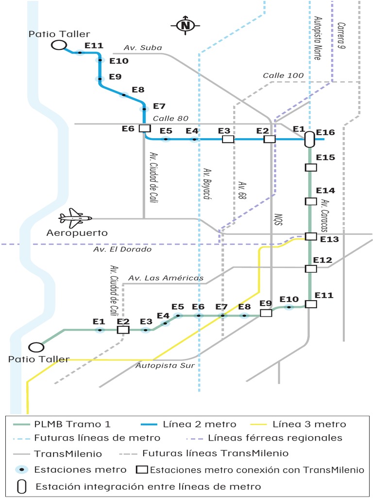 Mapa Linea 1y2 17agos | PDF | Transporte | Transporte público