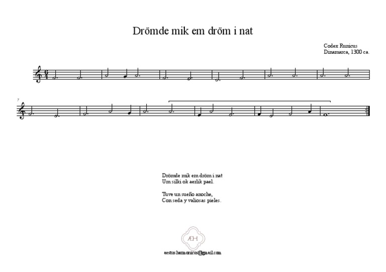 Dromde Mik en Drom. | PDF