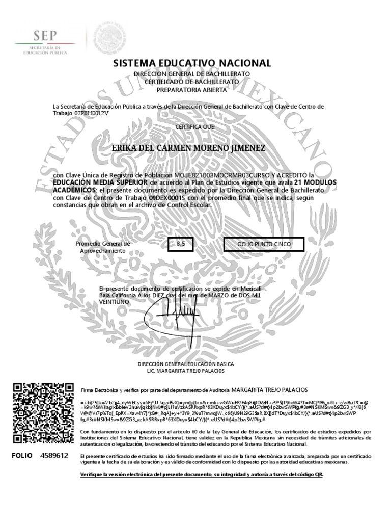 certi (2) | PDF | México