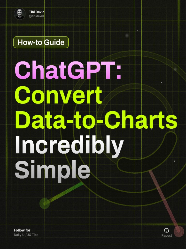 LI Carousel - Convert Data To Charts With ChatGPT | PDF | Information ...