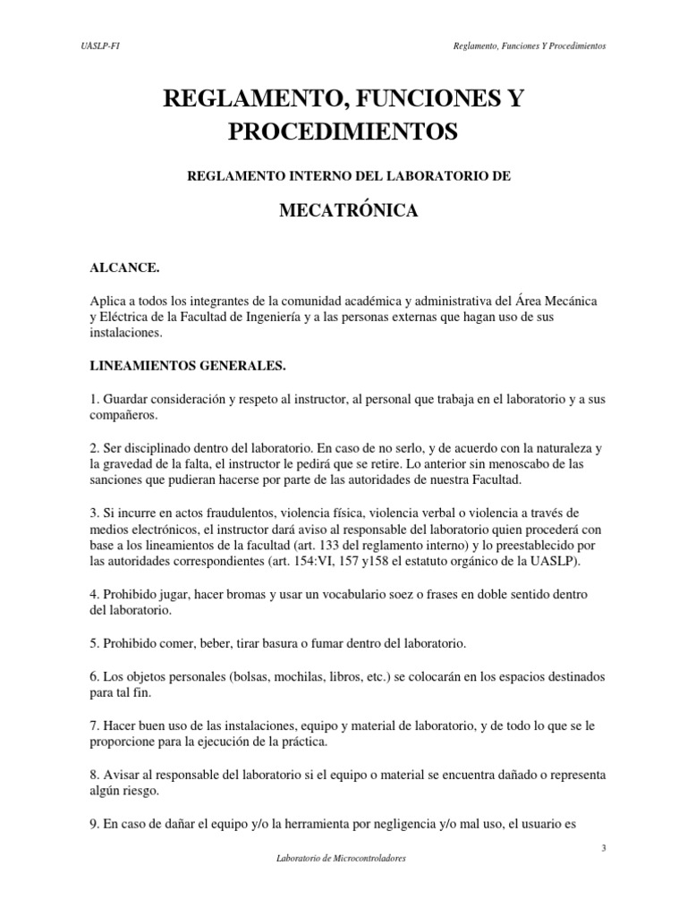 Reglamento y Criterios de Evaluacion | PDF