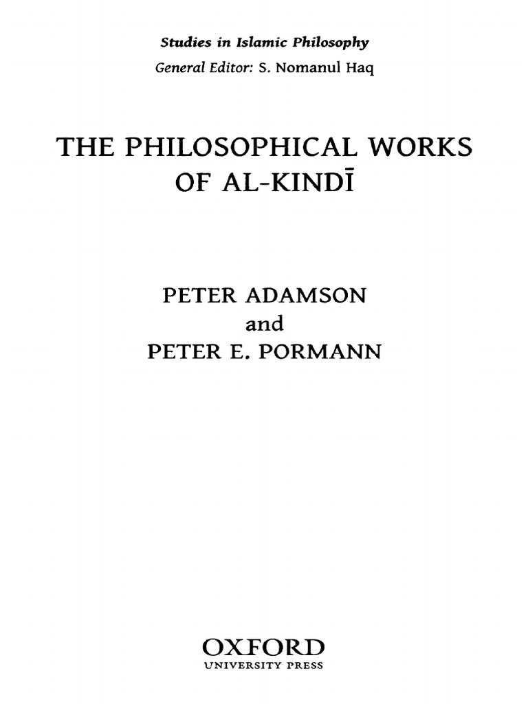 Al-Kindi, On Dispelling Sorrows | PDF