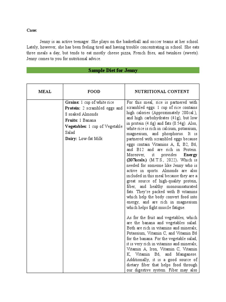 Case Quiz - Jenny's Case | PDF