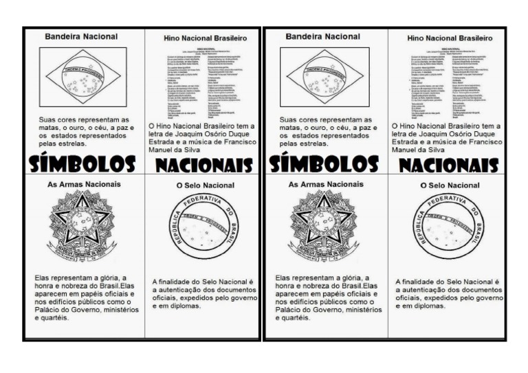 Símbolos Da Pátria | PDF