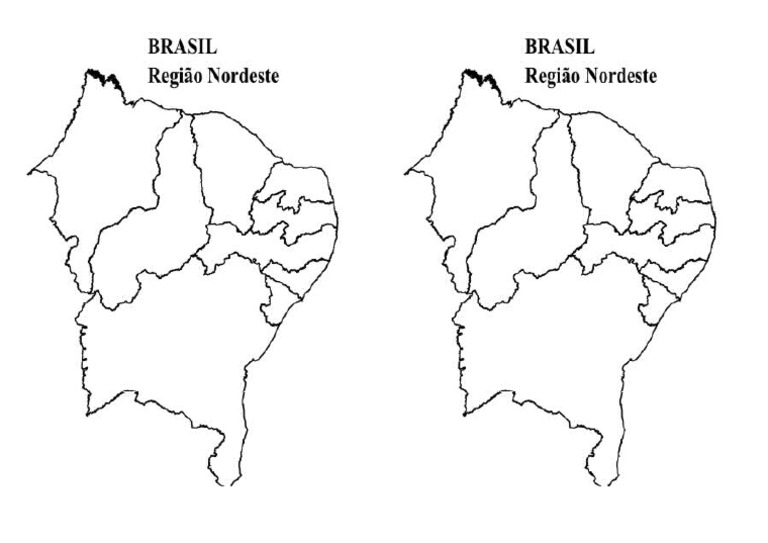 Mapa Do Nordeste | PDF