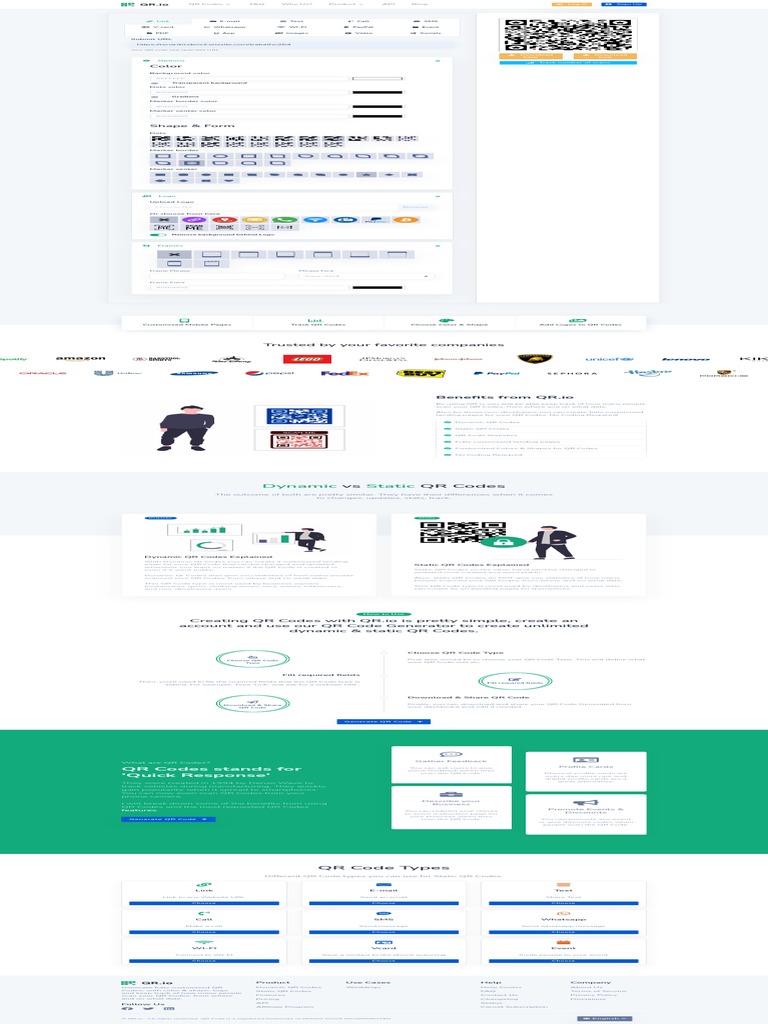 Generate Customized QR Codes - QR - Io | PDF | Qr Code | Computer ... Generate Customized QR Codes - QR - Io | PDF | Qr Code | Computer ...