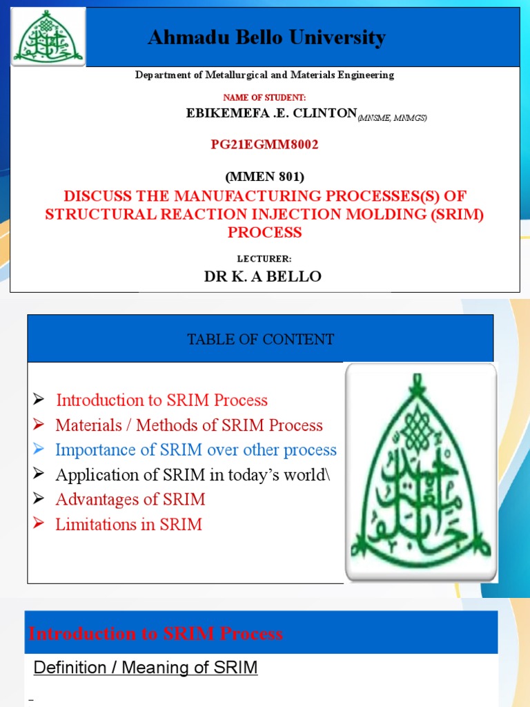 Structural Reaction Injection Molding Guide | PDF | Materials Science ...