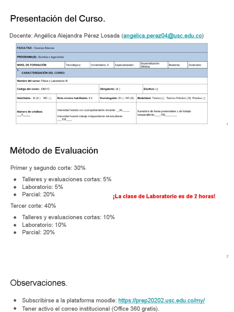 Clases | PDF