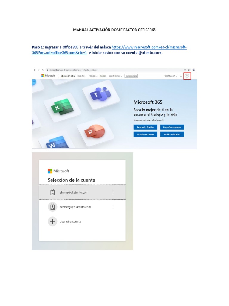 Manual MFA Office365 | PDF