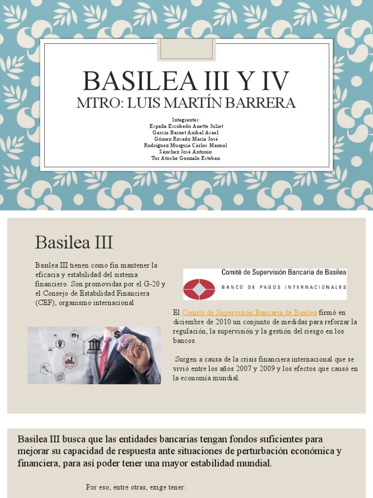 Basilea III y IV | PDF