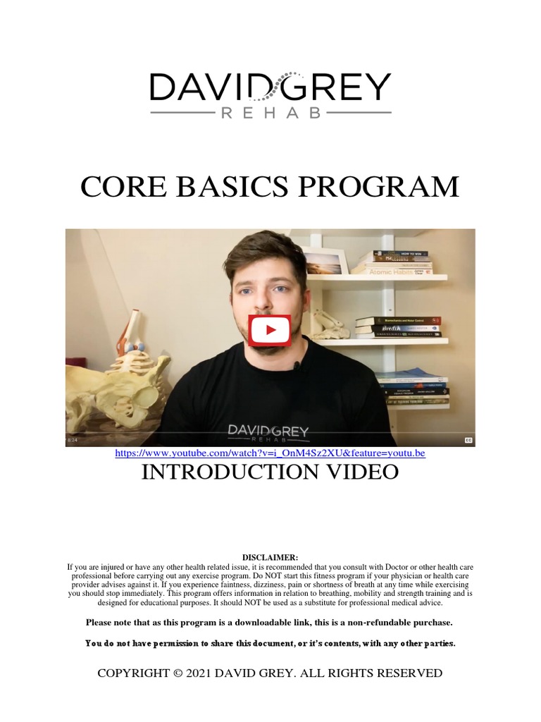 Core Basics Program | PDF