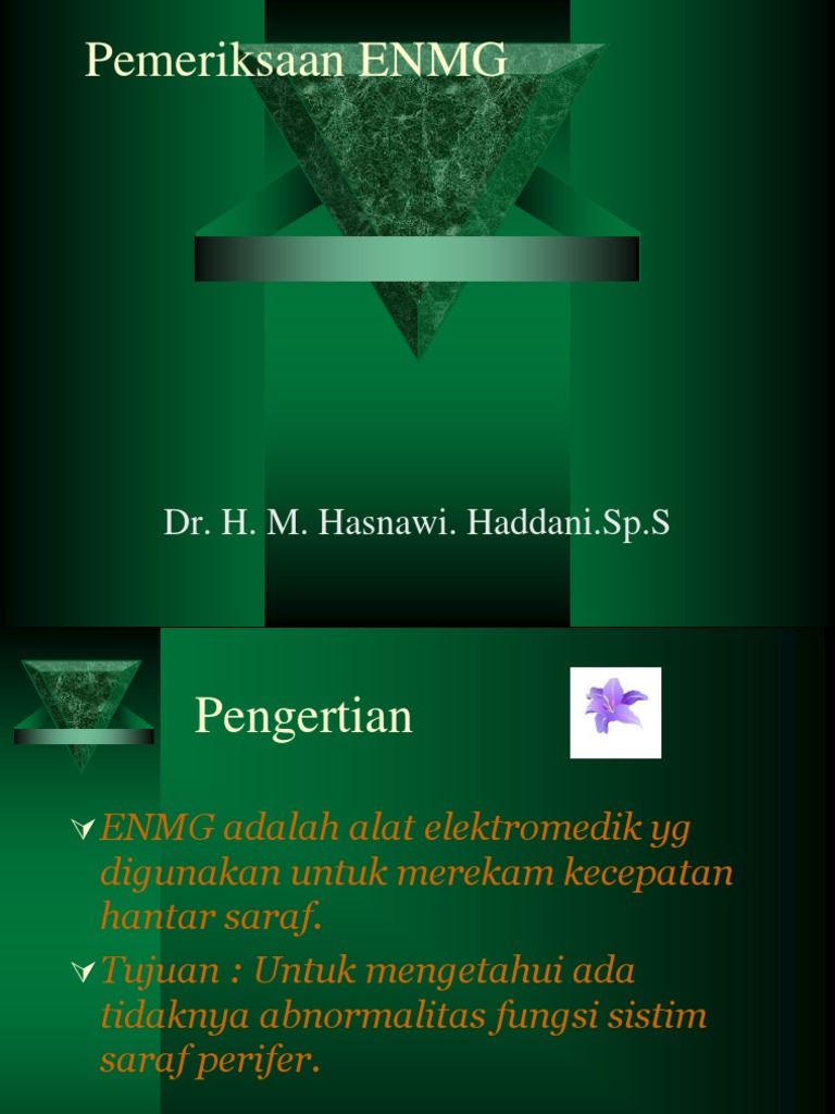 Pemeriksaan ENMG untuk Diagnosis Saraf | PDF | Sains & Matematika