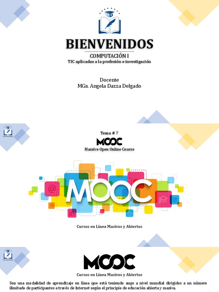 7 Clase - Mooc | PDF | Curso abierto masivo en linea | Internet