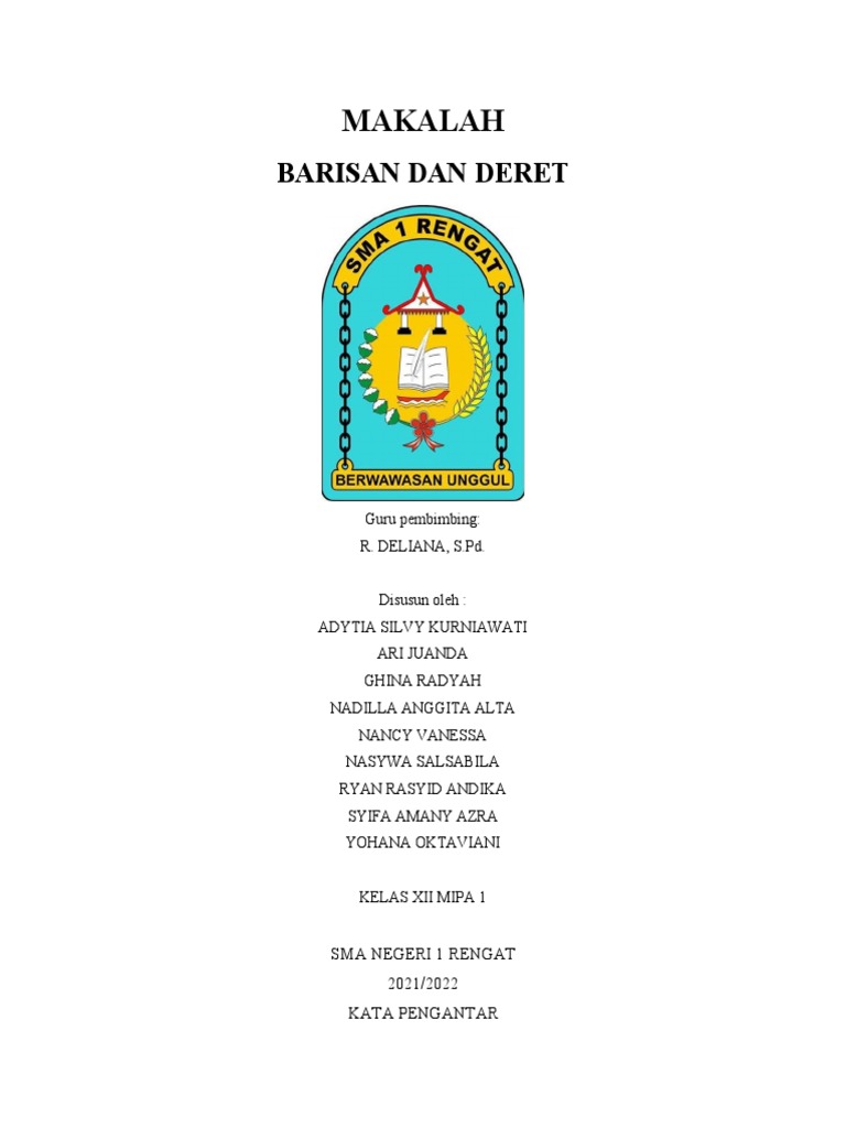 Makalah Barisan Dan Deret | PDF