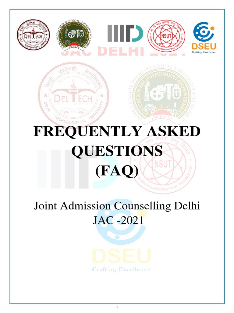 Frequently Asked Questions | PDF