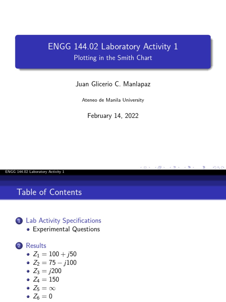 ENGG 144.02 Laboratory Activity 1 - Manlapaz | PDF