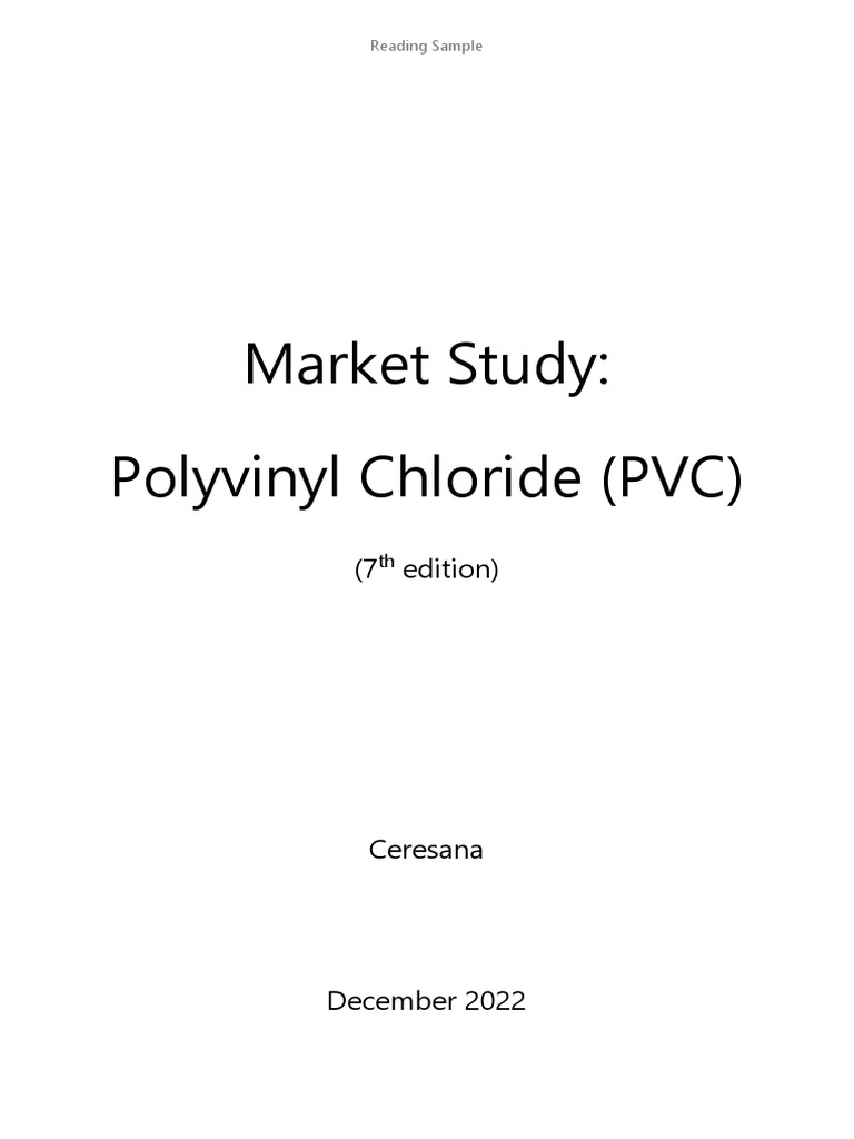 7th Market Study Rigid Flexible Polyvinyl Chloride PVC 1678236506 | PDF ...