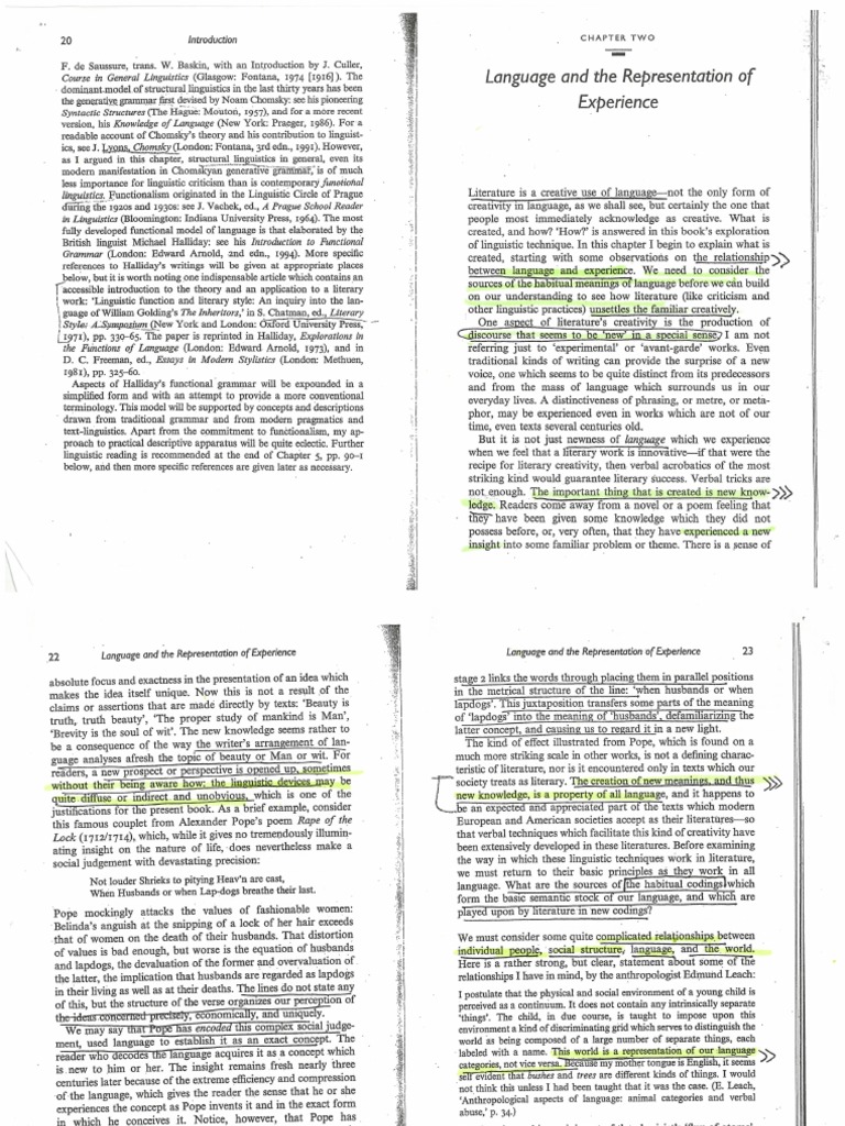 Roger Fowler Linguistic Criticism | PDF