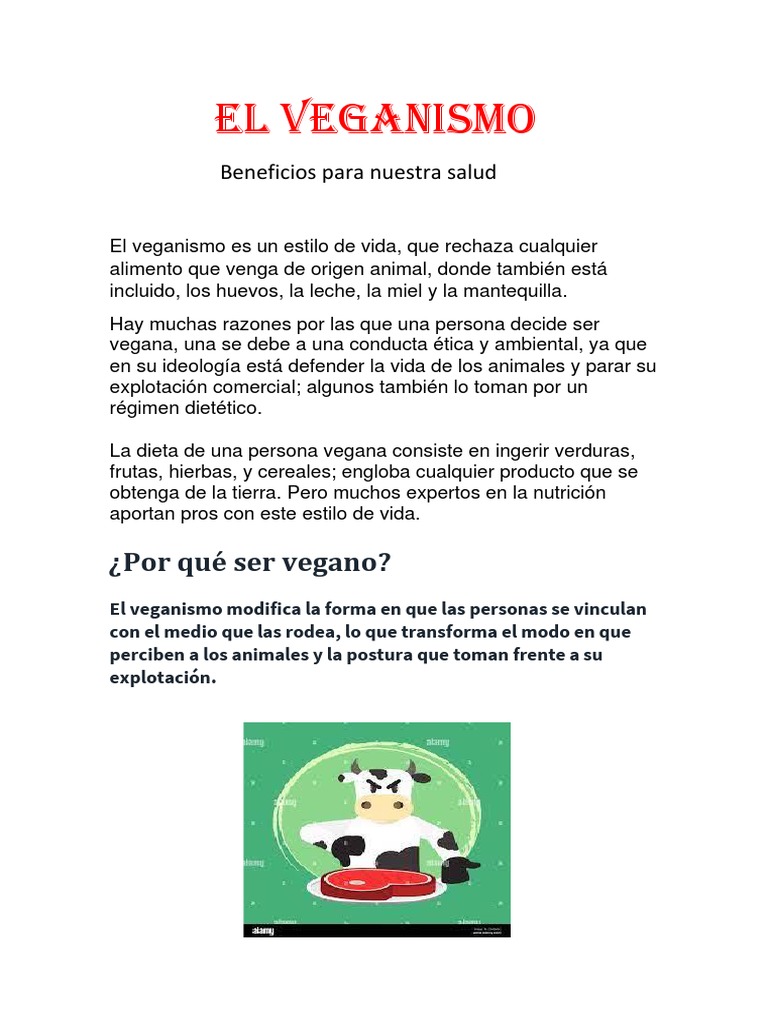 Beneficios del Veganismo | PDF | Salud y bienestar | Estilo de vida