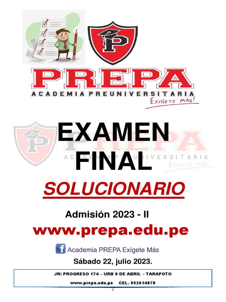 Exa Final Solu | PDF