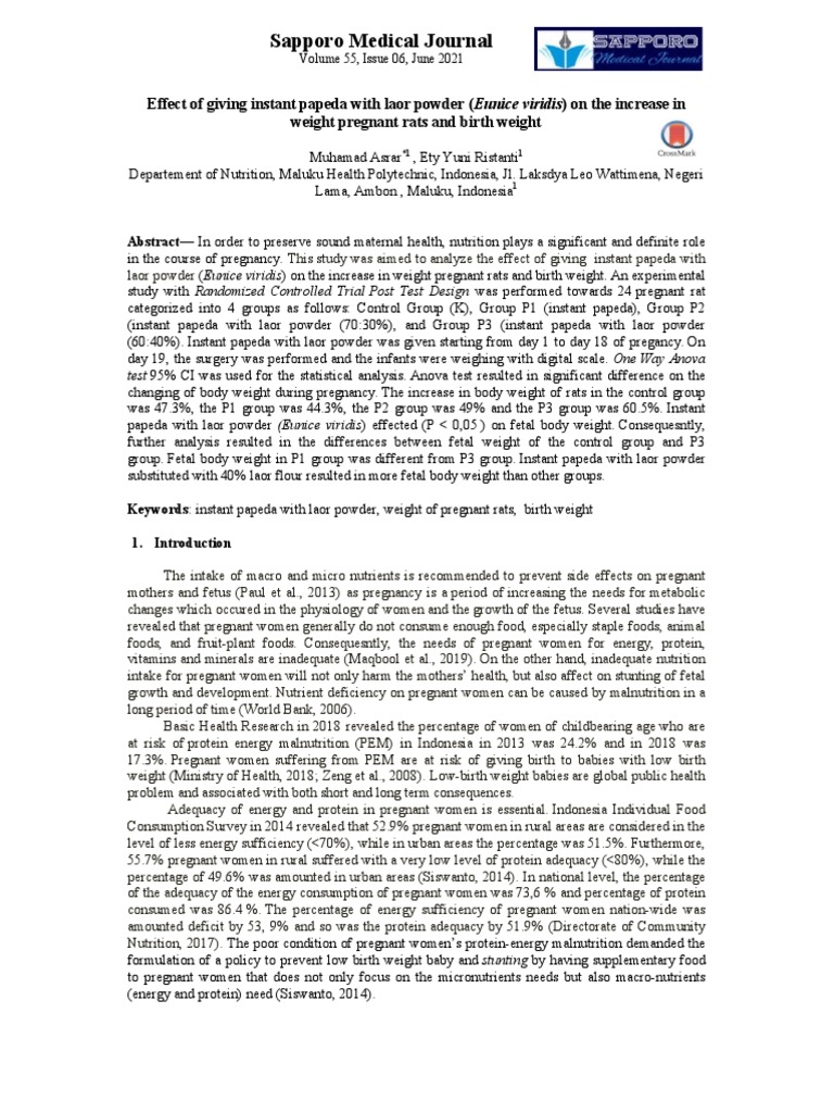 Sapporo Medical Journal | PDF