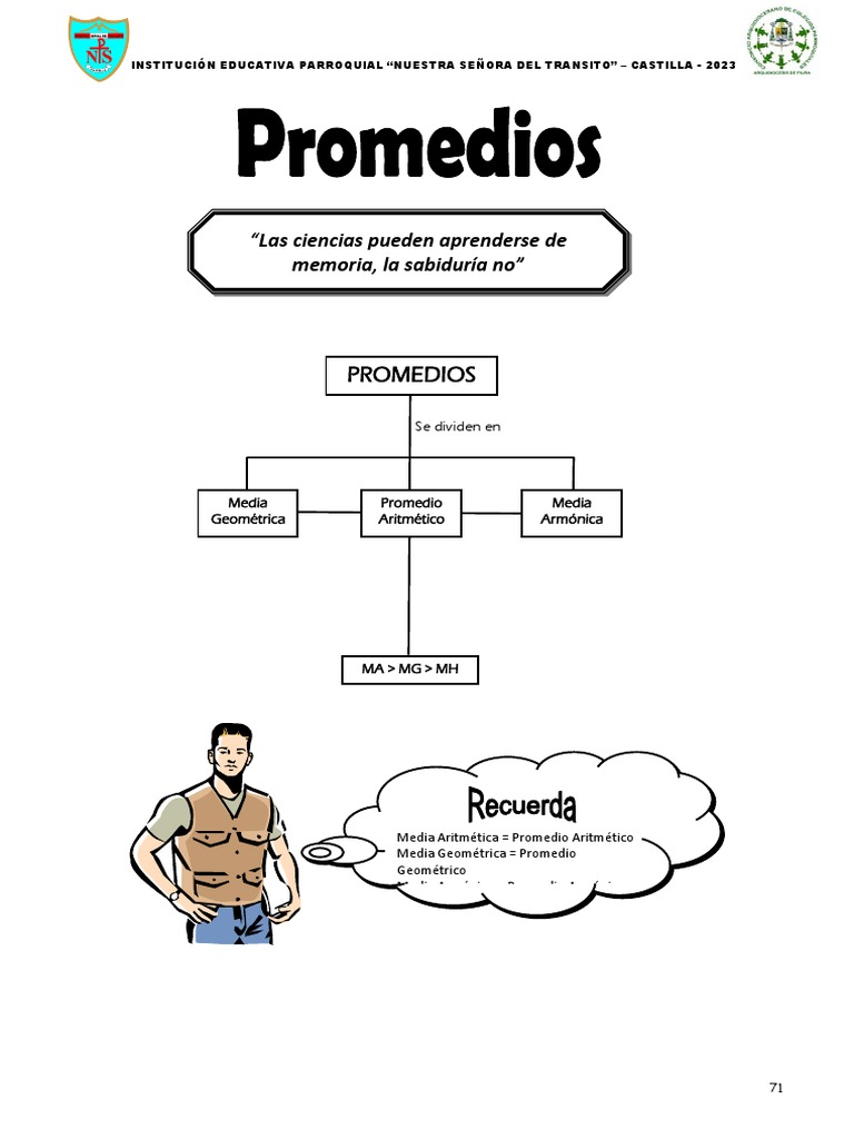 Promedios | PDF
