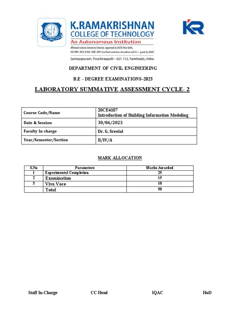 Mark Allocation | PDF