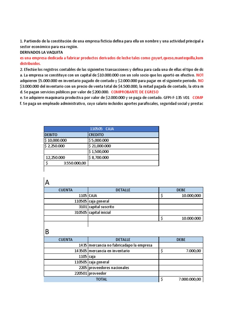 Actividad Contable | PDF