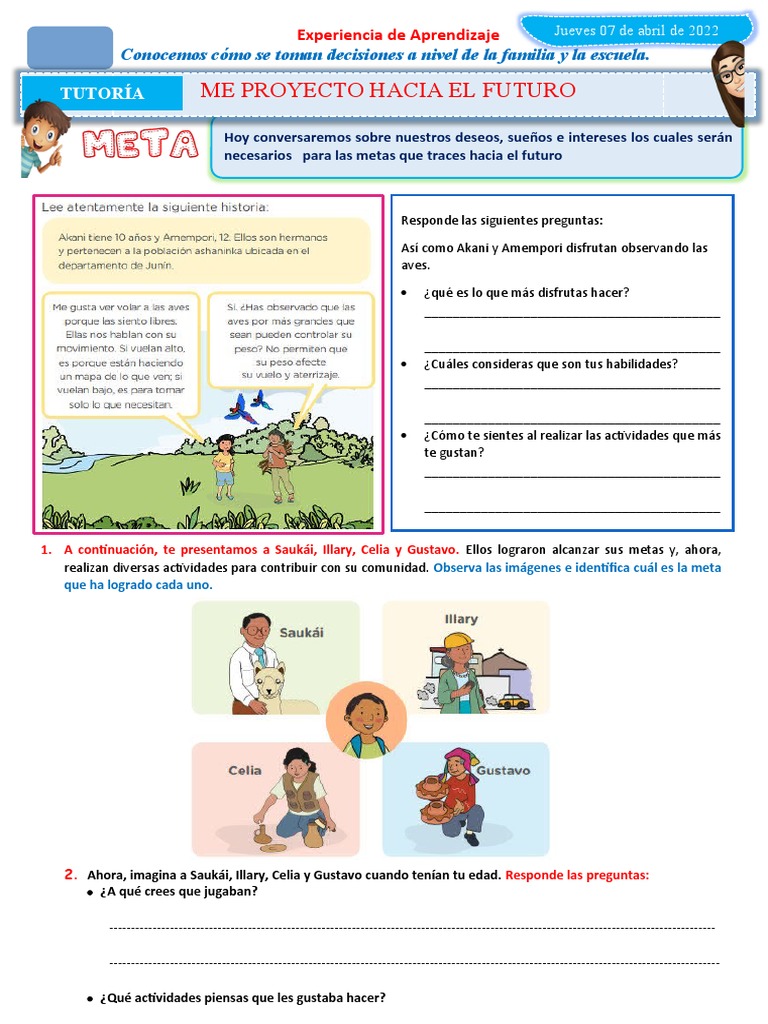 D4 A2 Me Proyecto Hacia El Futuro | PDF