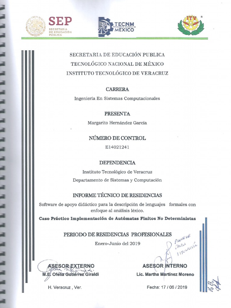 Informe Técnico de Residencia Profesional | PDF