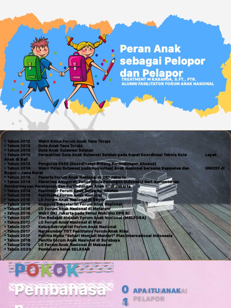 Peran Anak Sebagai Agen Pelopor Dan Pelapor | PDF
