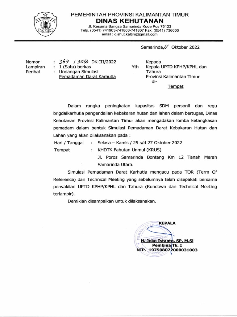 Undangan Simulasi, Rundown, Teknical Meeting (1) | PDF