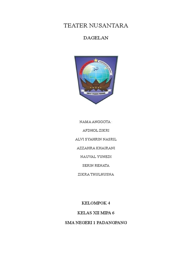 Teater Nusantara Dagelan | PDF
