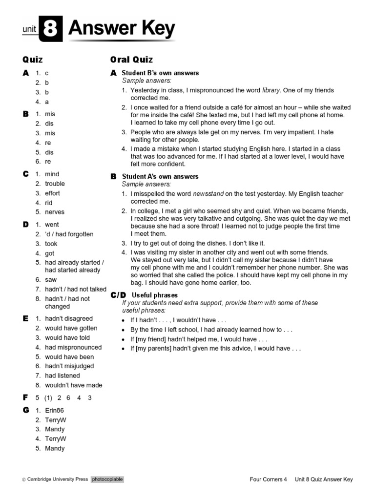 FC4 Q08 Key (WWW - Languagecentre.ir) | PDF