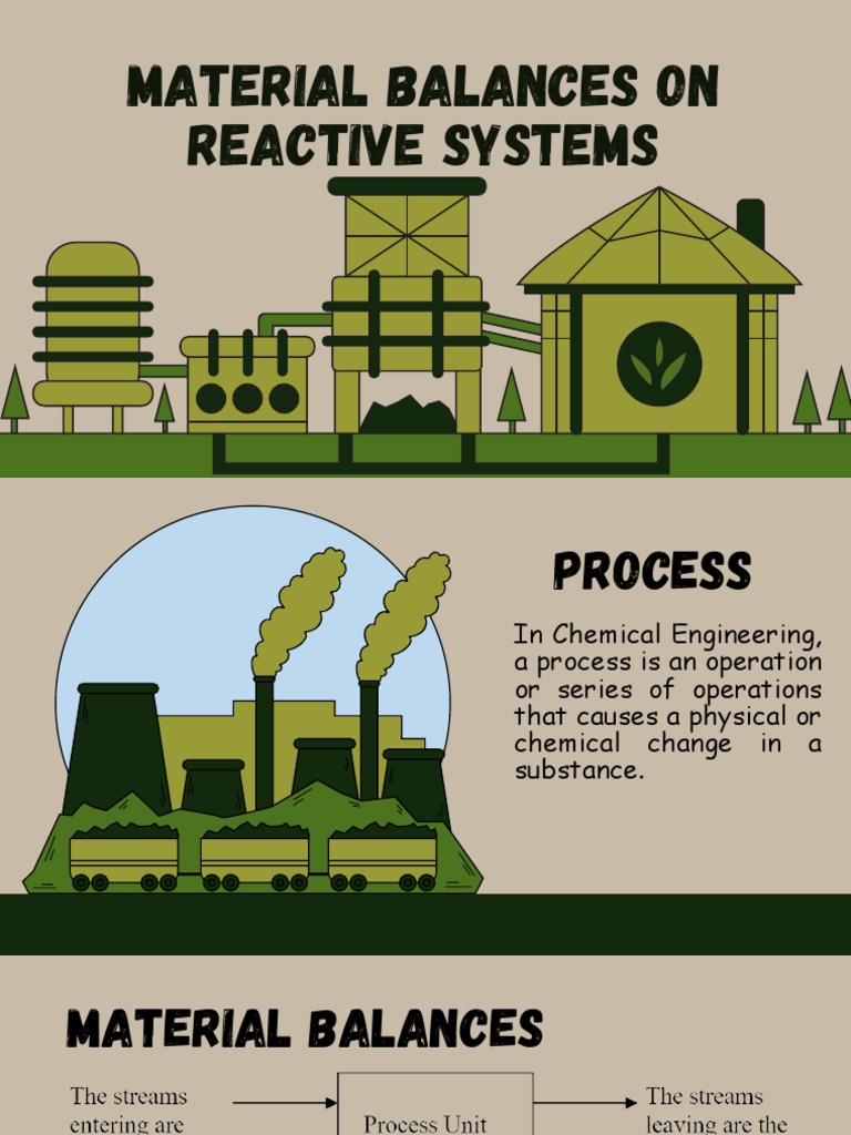 Material Balances On Reactive Systems | PDF