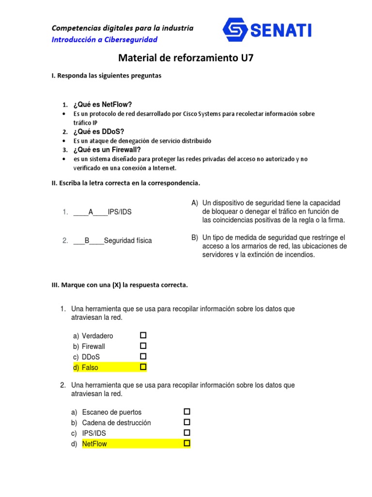 Material de Reforzamiento U7 EDINSON | PDF