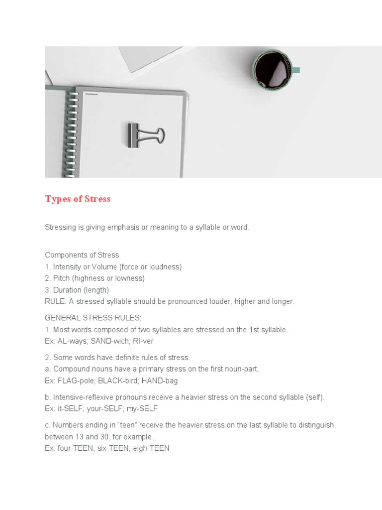 Types of Stress | PDF
