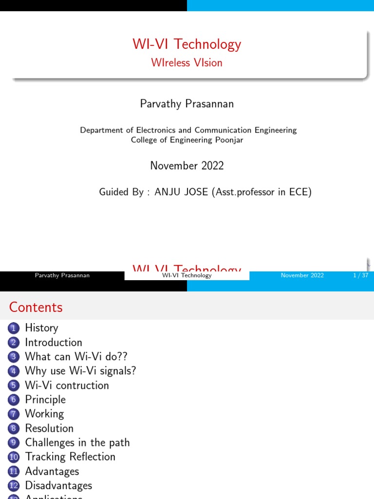 Wi Vi Technology | PDF
