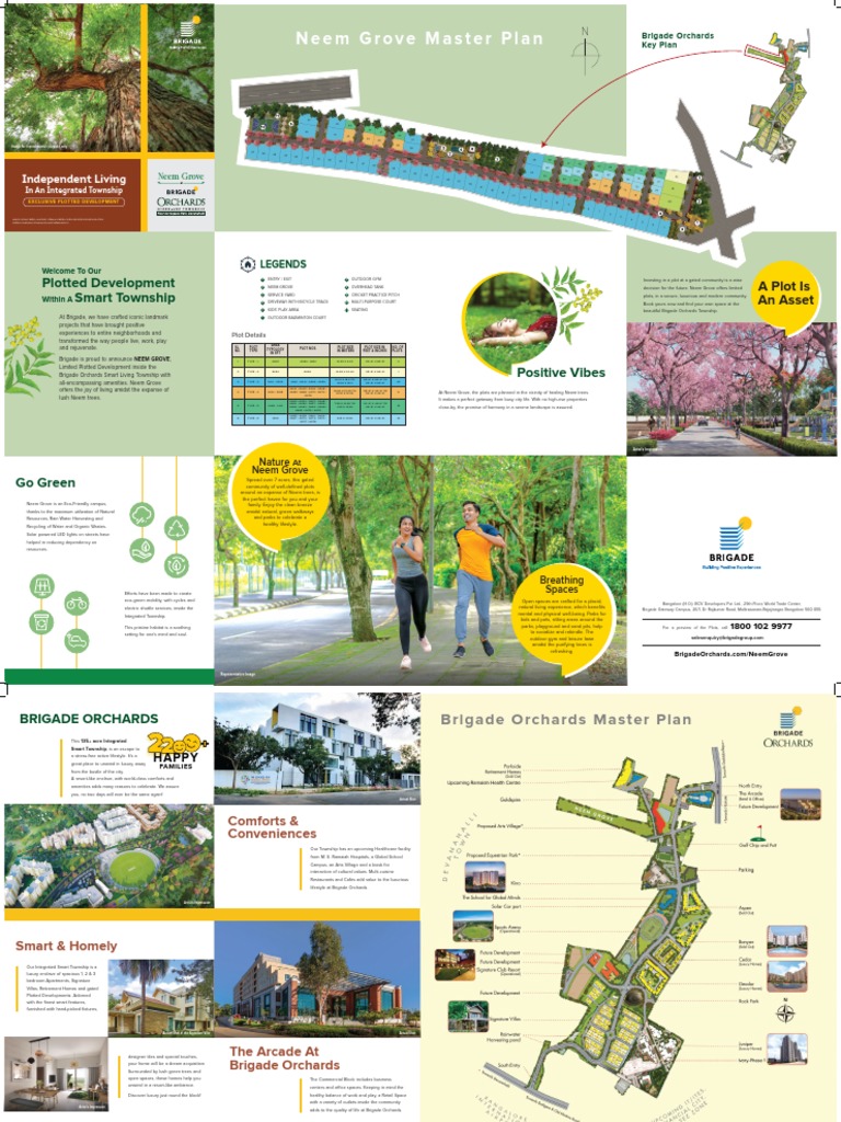 Brigade Orchards - Neem Grove Plots | PDF
